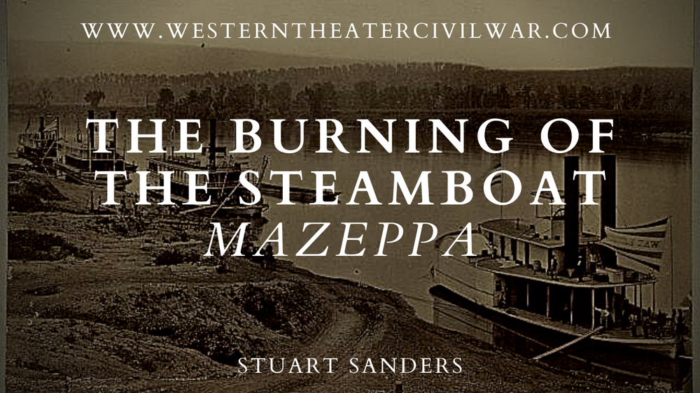 The Burning of the Steamboat Mazeppa