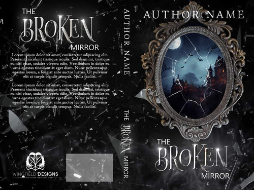 The Broken Mirror Premade Book Cover | Wingfield Designs