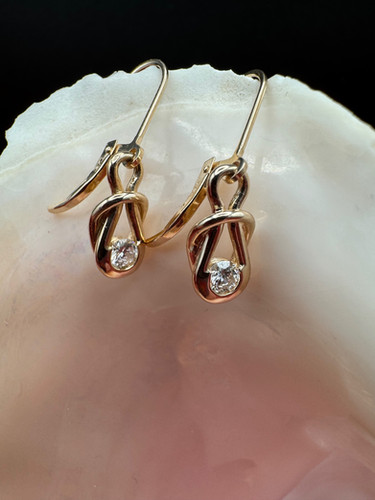 14k Gold Diamond Knot | Frances Fitz-Gerald