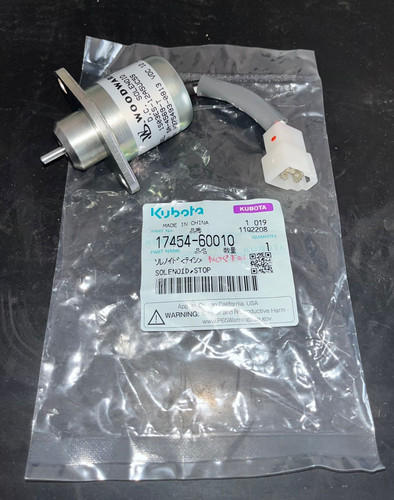 Kubota Stop Solenoid 17454-60010 | Industrial Engine