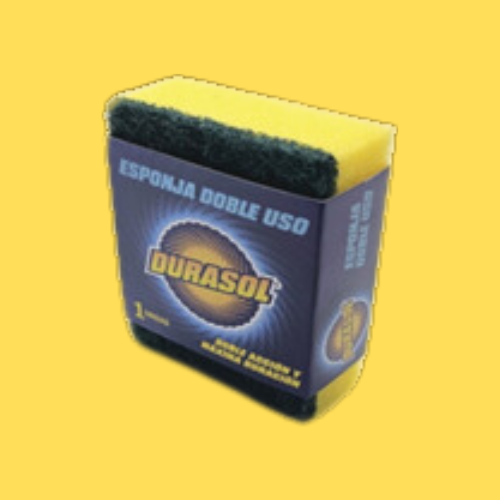 Esponja Doble Uso 12/1 Durasol | Eficiencia en Limpieza y Durabilidad ...