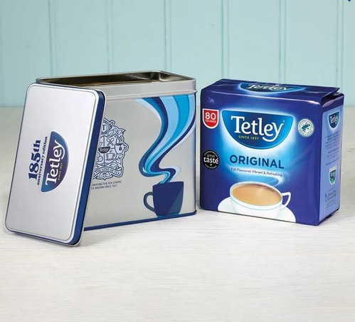 Tetley Limited Edition 185th Caddy with 80 Pack Original | Kitchen Mate