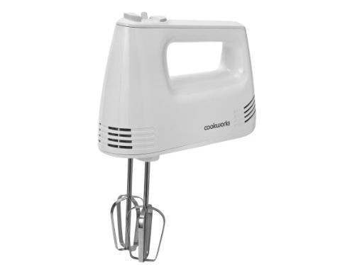 Cookworks Electric Hand Mixer - White | Kitchen Mate