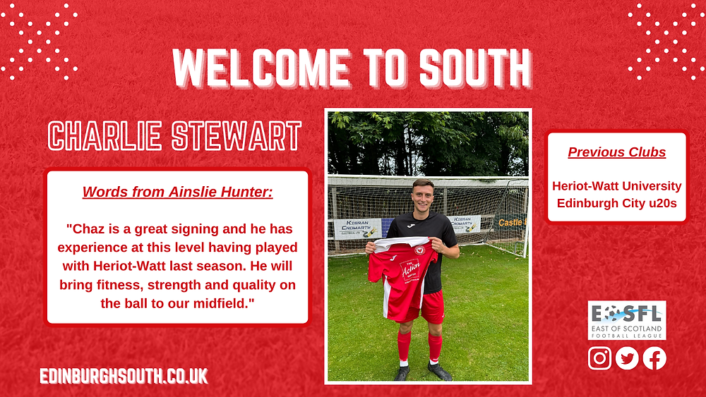 New Signing - Charlie Stewart