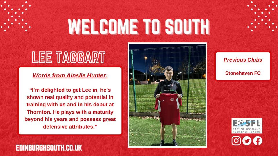New Signing - Lee Taggart