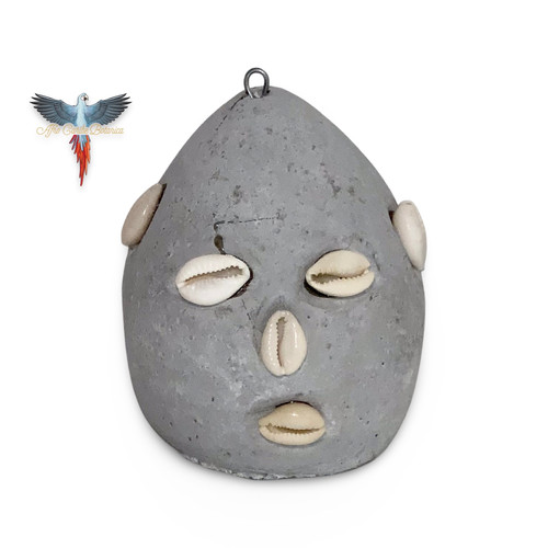 Elegua-Eshu Traditional Head: Sacred Symbol of Yoruba Messenger Deity