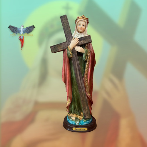 St. Helena Figurine: 12” Tall Symbol of Faith and Resilience