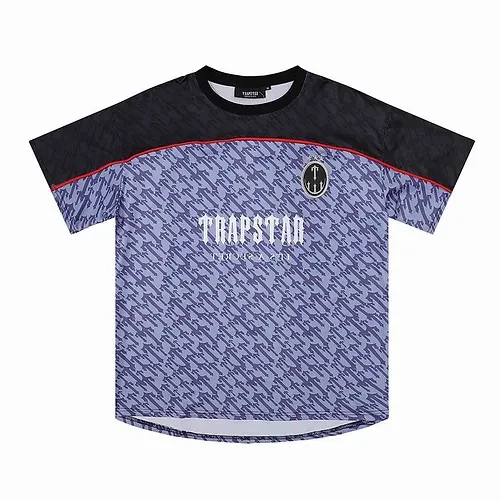 Trapstar Football Jersey Black Pattern | Kickkudos