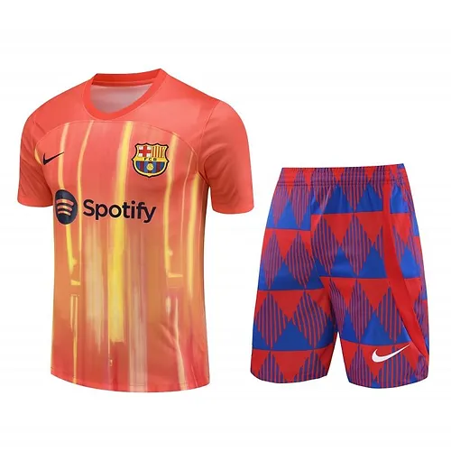 Barcelona Orange & Red Training kit | Kickkudos