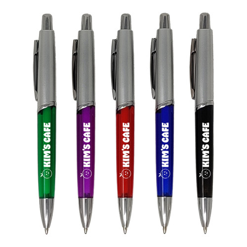 Translucent Click Pen | Retro Grafix