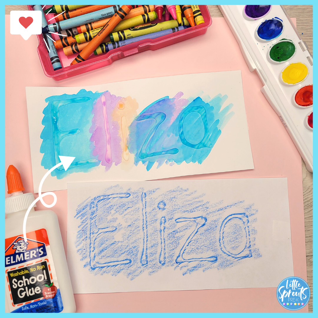 Easy Name Activity | Pre-K Name Craft | 2 for 1