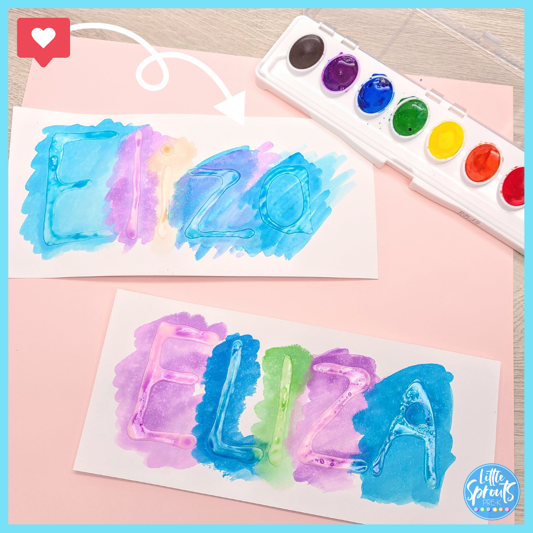 Easy Name Activity | Pre-K Name Craft | 2 for 1