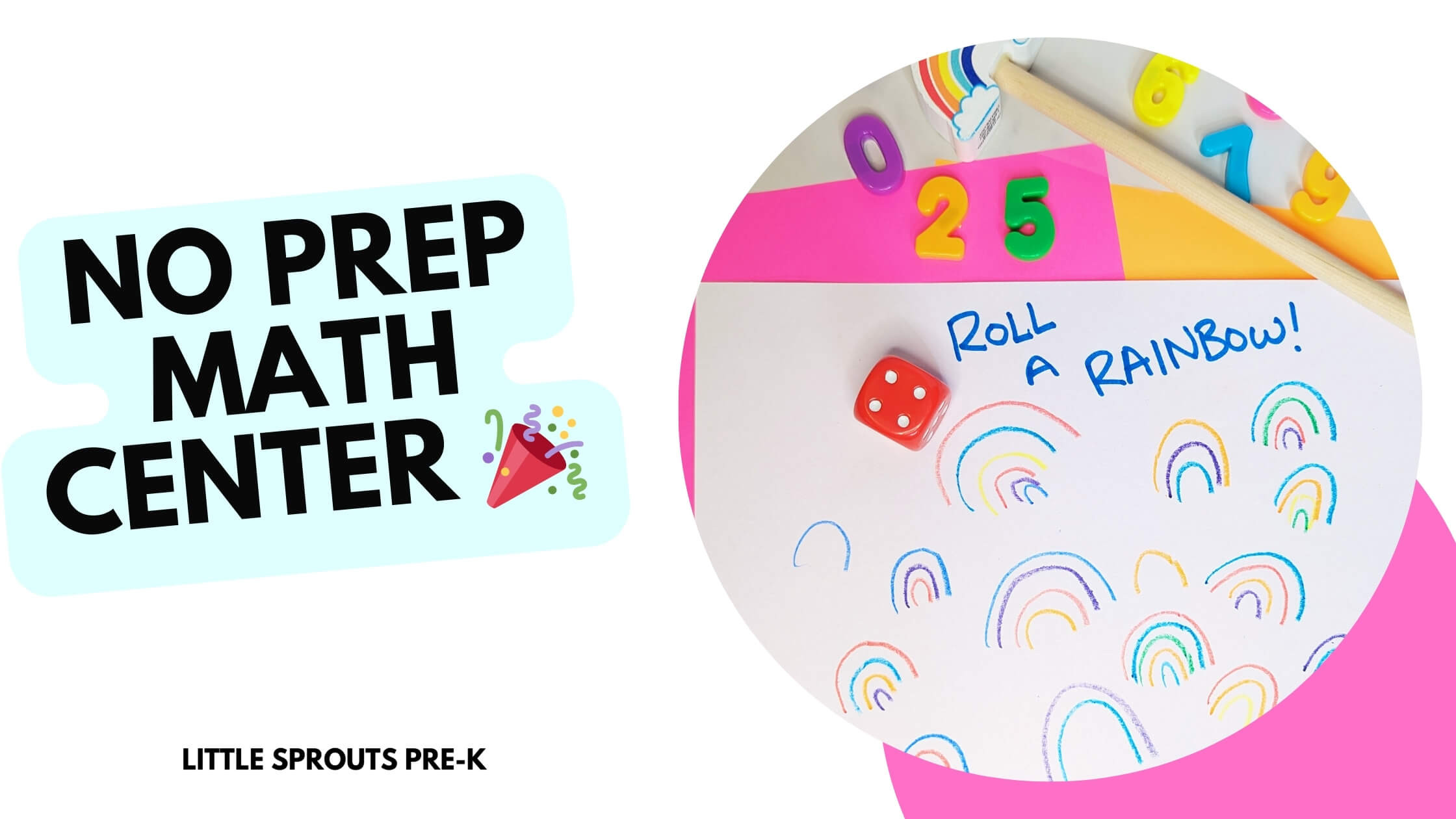 The No Prep Math Activity Your Preschoolers Will LOVE! 🌈