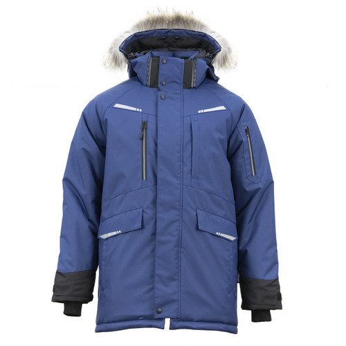 Парка мужская зимняя Brodeks KW 215 plus, синий | Мидас Сахалин