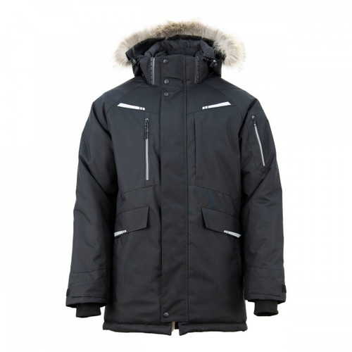 Парка мужская зимняя Brodeks KW 215 plus, черный | Мидас Сахалин
