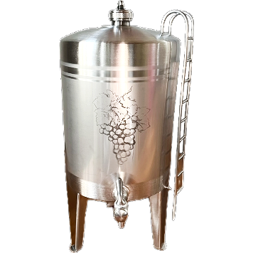 Petit cuve en acier inoxydable 3 L | Alambicencuivre.com