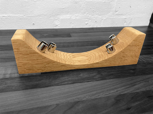 Two display rows on 300mm dia stand holder Oak Clamp style display ...