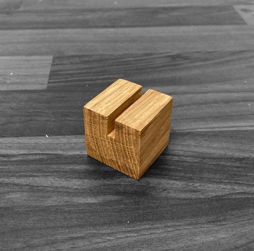 Small square cube display stand for fusion small wooden stands oak cube ...