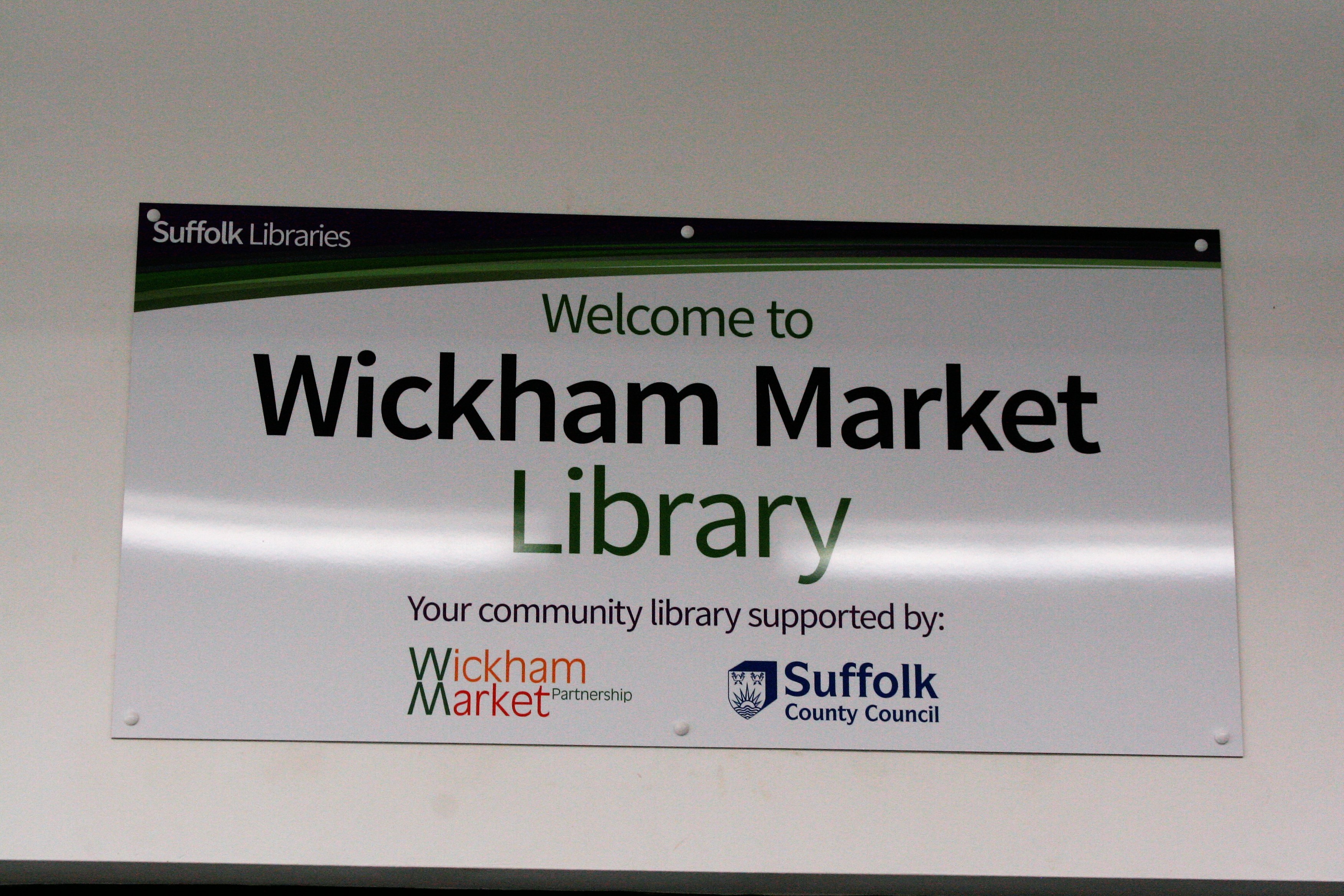 Wicham Market LIbrary, Suffolk, Welcome to Wickham Market
