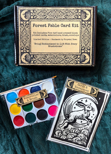 Forest Fable Card Kit | art