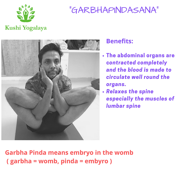 Garbha Pindasana Is Referred As