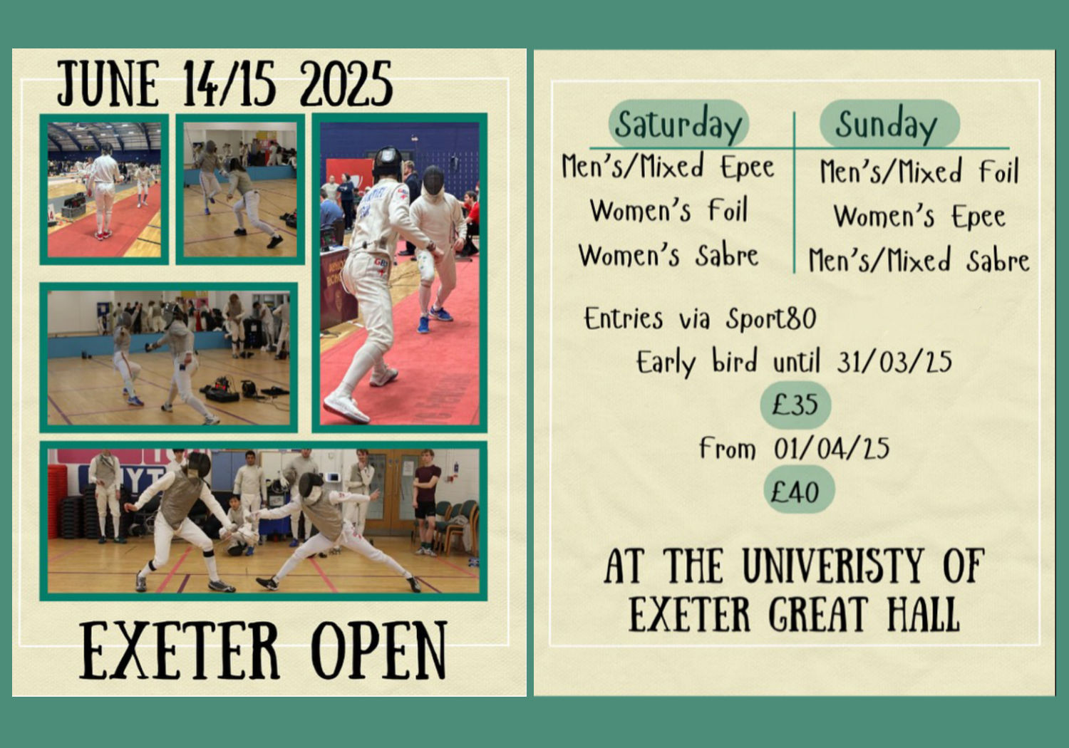 Exeter Open 2025