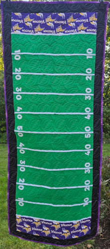 Vikings Table Runner | Blue Bobbin Quilting