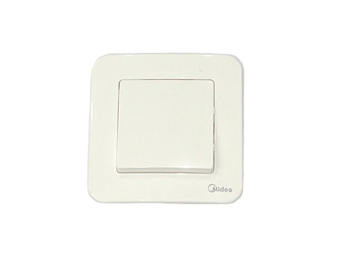 INTERRUPTEUR SIMPLE VA ET VIENS BLANC ENCASTREE MIDEA | Ma Quincaillerie