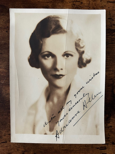 Signed Photo of Adrianna Allen | Cure Thrift