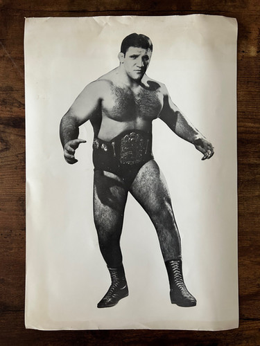 VINTAGE WWWF BRUNO SAMMARTINO POSTER | Cure Thrift