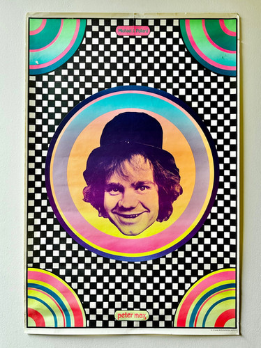 VINTAGE MICHAEL J. POLLARD BY PETER MAX POSTER 1960’S | Cure Thrift