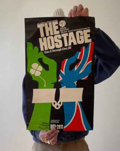 Vintage Inaugural Atlantic Rep Theater Production Poster of “The ...