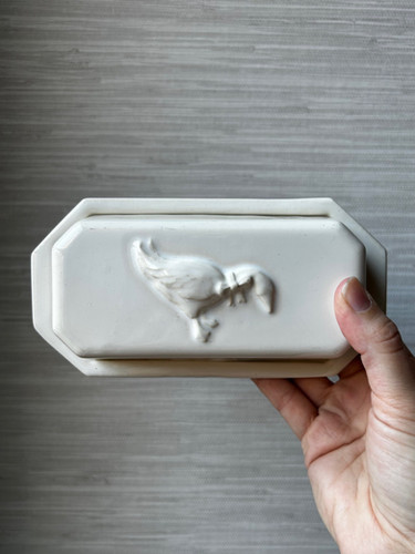 Amy Sedaris’ Nelson McCoy Goose Ceramic Butter Keeper | Cure Thrift