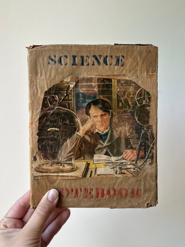 VINTAGE 1950’S STUDENT SCIENCE NOTEBOOKS (3) | Cure Thrift