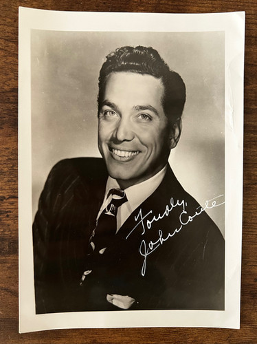 Signed Photo of John Conte | Cure Thrift