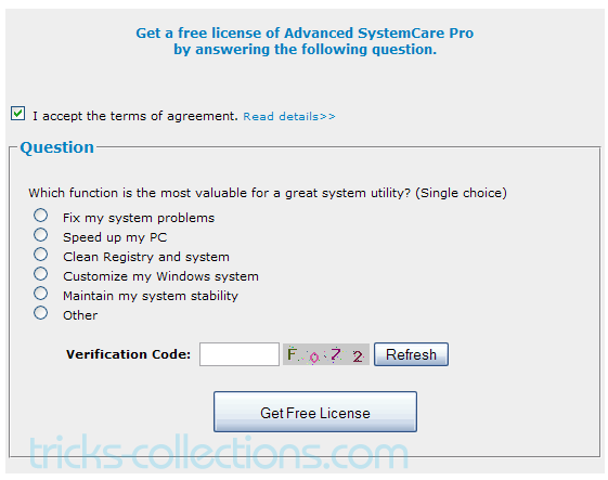 Total System Care License Key List