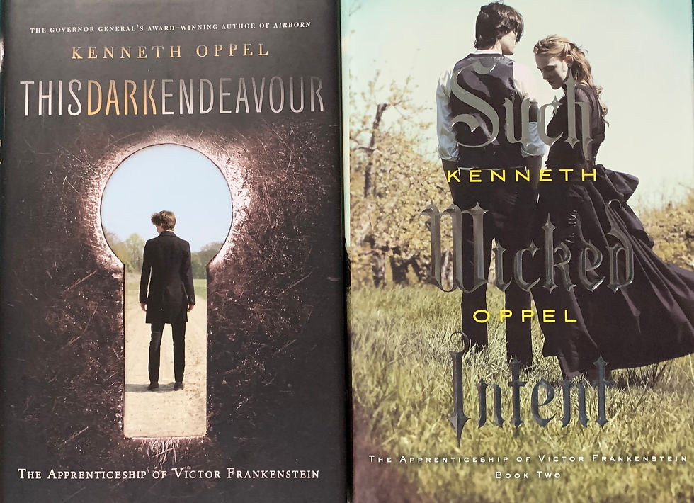 The Apprenticeship of Victor Frankenstein duology by Kenneth Oppel ...