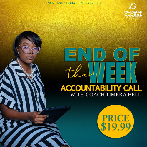 End of the week Accountability Call | Increase Marketing