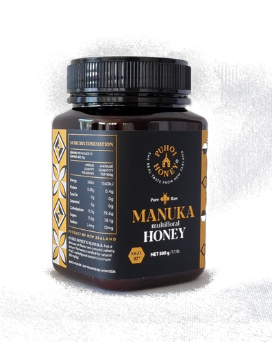 MANUKA MULTIFLORAL HONEY MGO 87+ | puhoi-honey-manuka