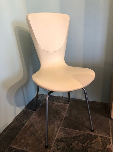 Ausstellungsstück Stuhl VARIER INVITE weißes Leder - 2 Exemplare ...