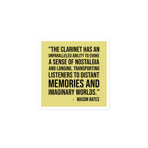 Bates Quote Stickers | Clever Clarinetist | Kansas City