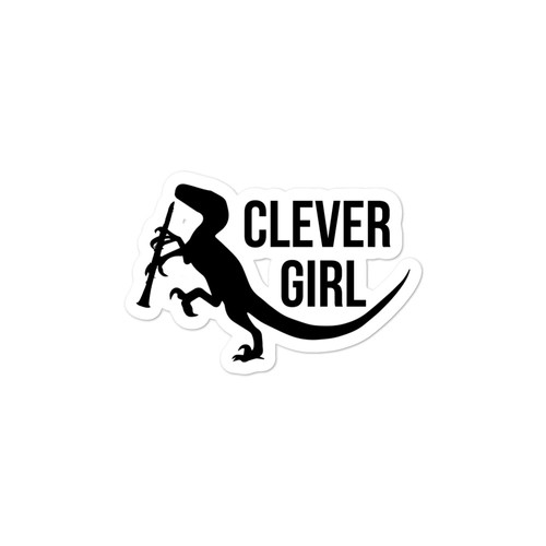 Clever Girl Stickers | Clever Clarinetist | Kansas City