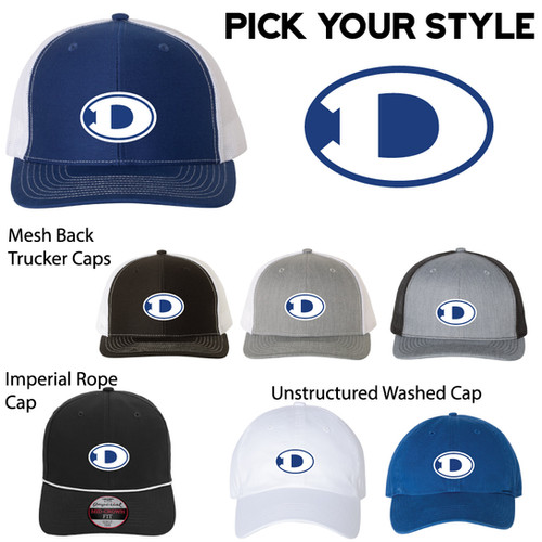 Decatur D Logo Patch Hat | inknstitch