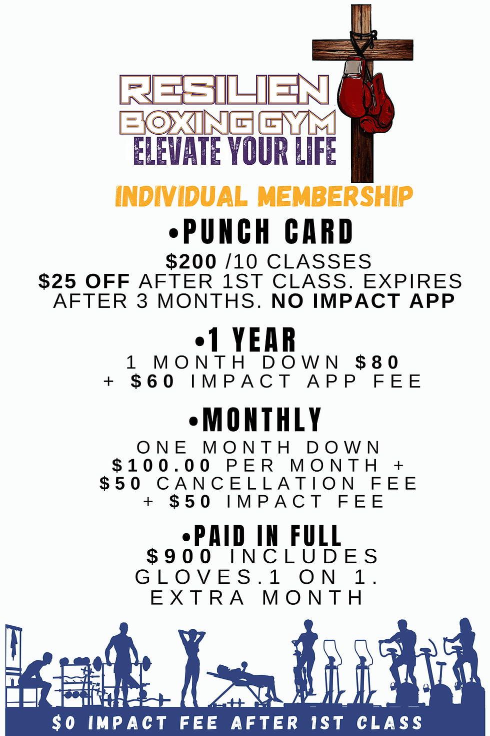 Pricing | Resilient Boxing