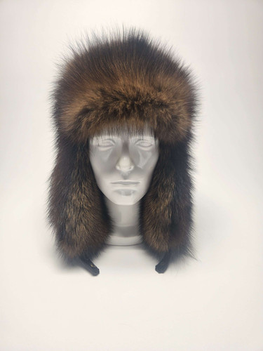 Fisher Fur Trapper Hat. XL | My Site 2