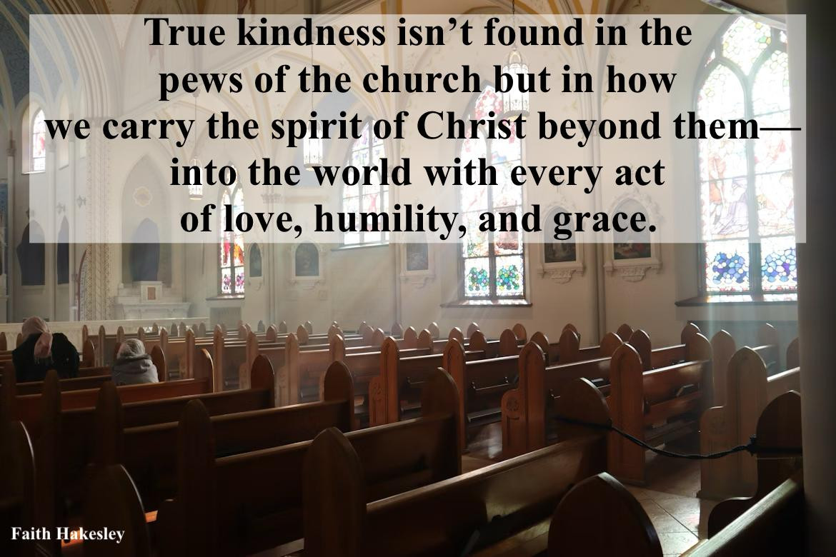Kindness Among Catholics: Living What We Profess