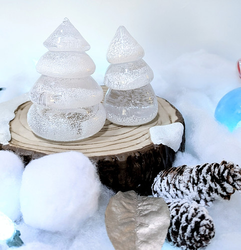 Snow Cap Trees | Monterey Glassworks