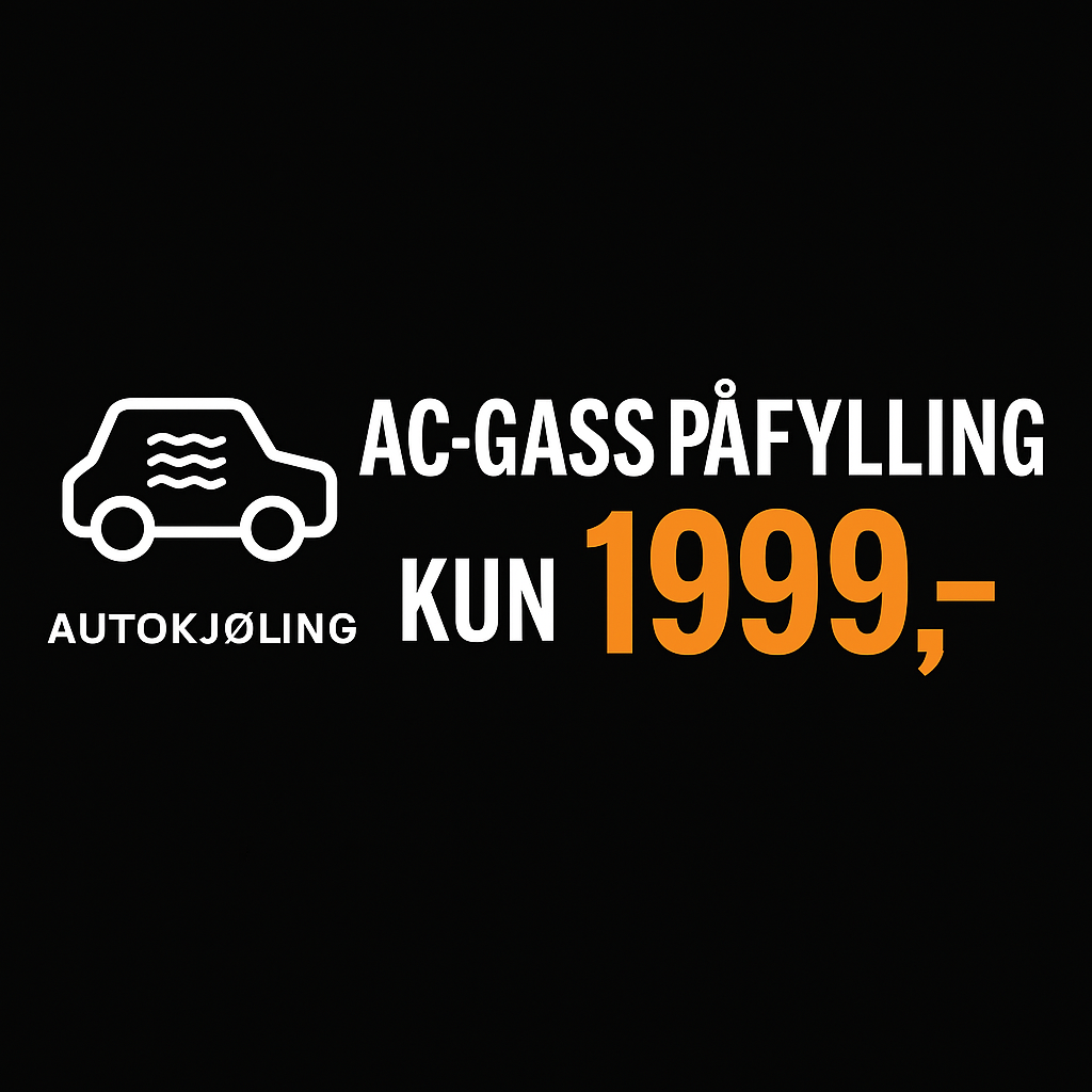 Autokjøling - AC Gass service | drop-in