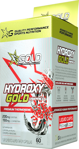 HYDROXY GOLD RIPPED 60CAPS | Maxmuscleindaia