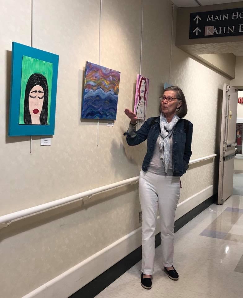 Simon Cancer Center Art Therapy Reception